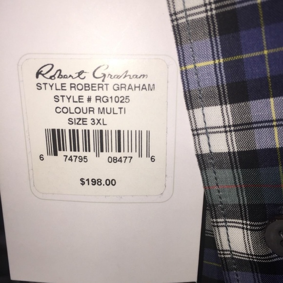 Robert Graham | Shirts | Nwt Robert Graham Plaid Button Down Sz 3xl ...